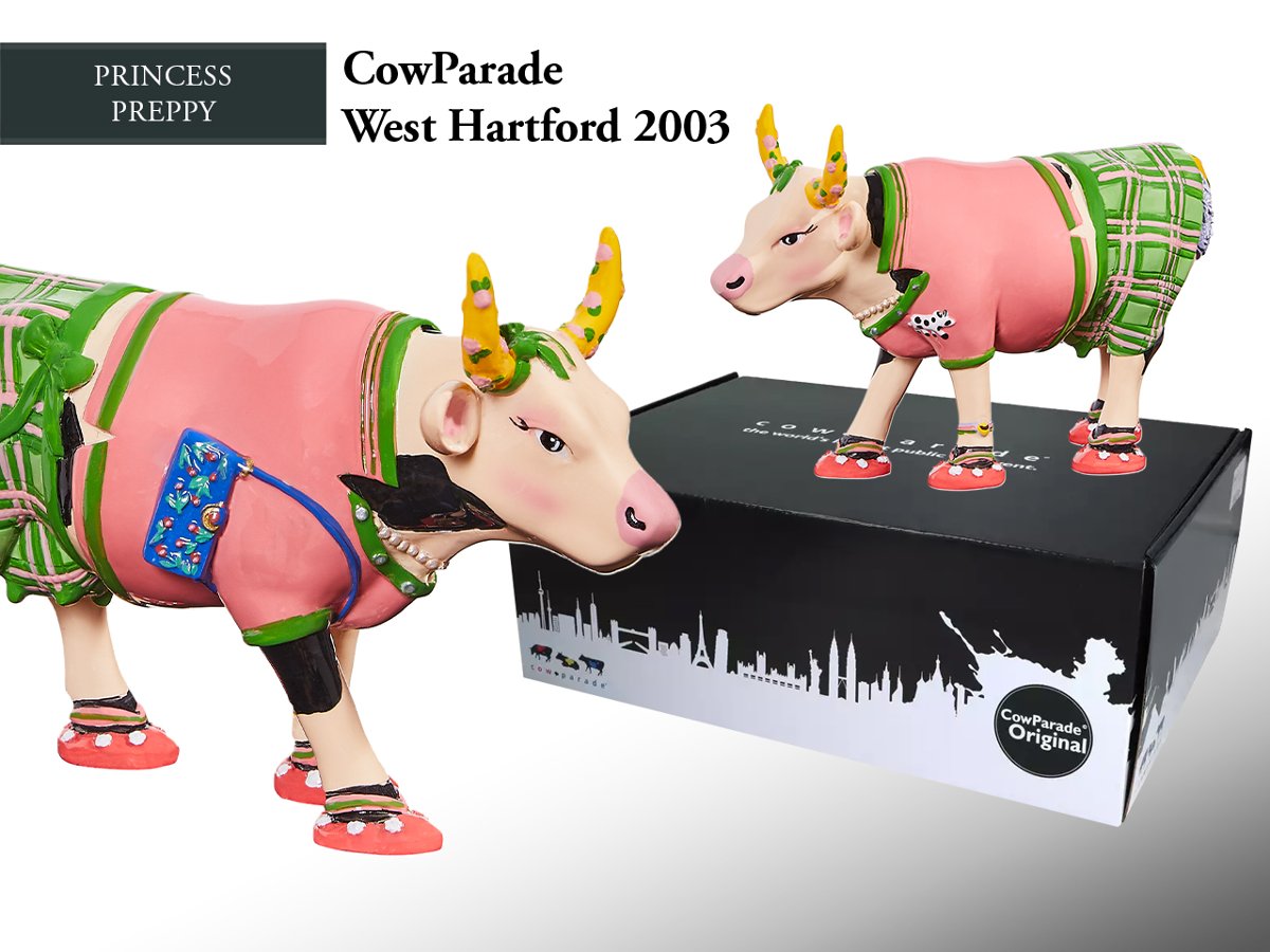 CowParade West Hartford 2003, Princess Preppy, autor: Gayle Young ...