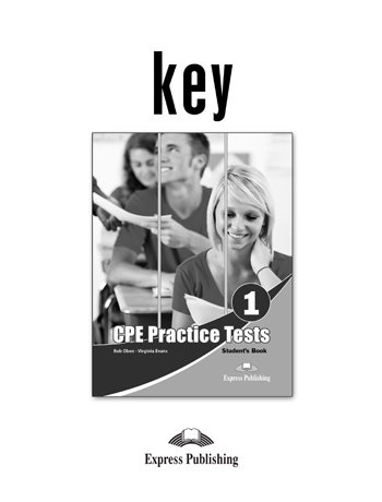 CPE Practice Tests 1. Key - Evans Virginia | Książka w Empik