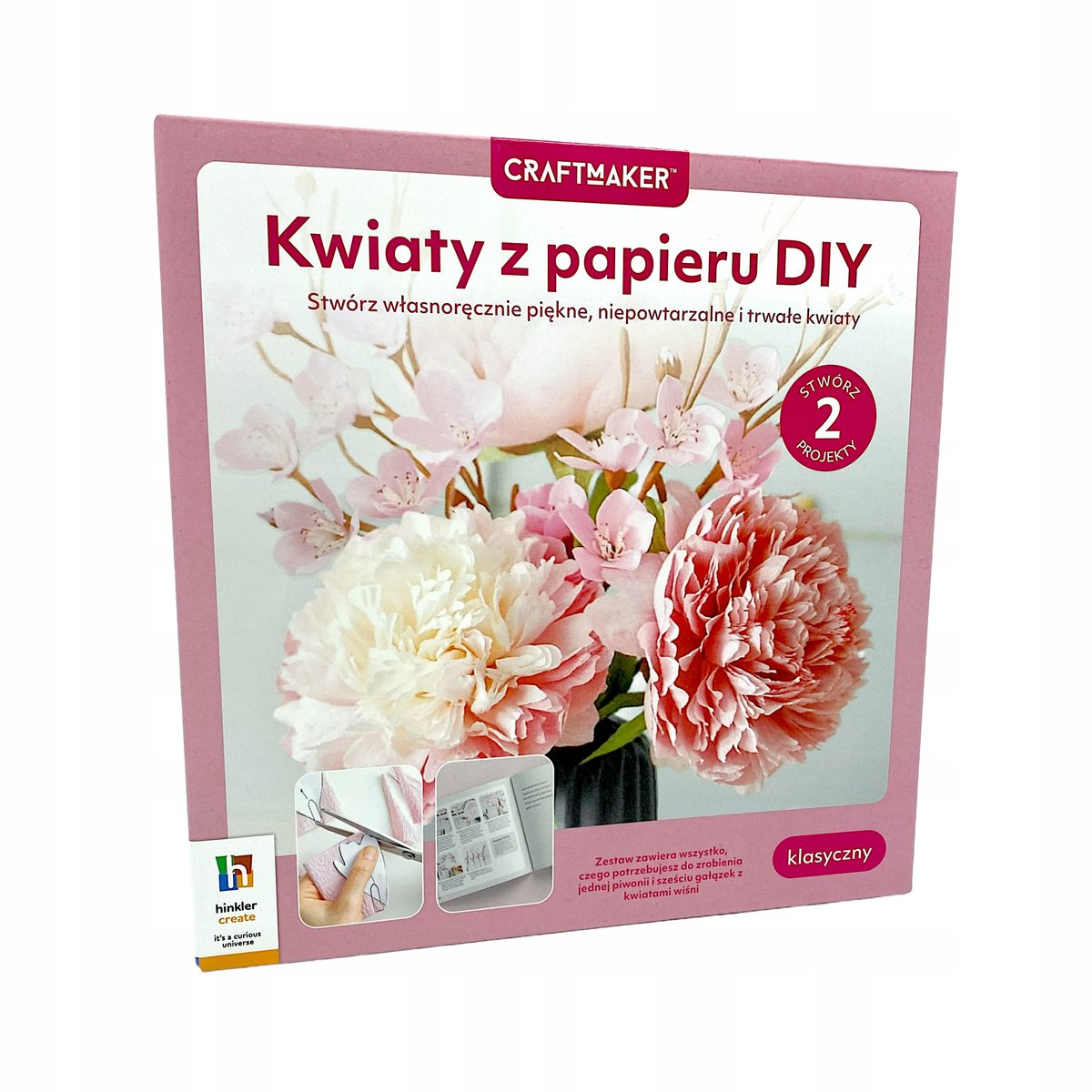 Craftmaker Kwiaty z Papieru DIY Zestaw do Samodzielnego Wykonania ...