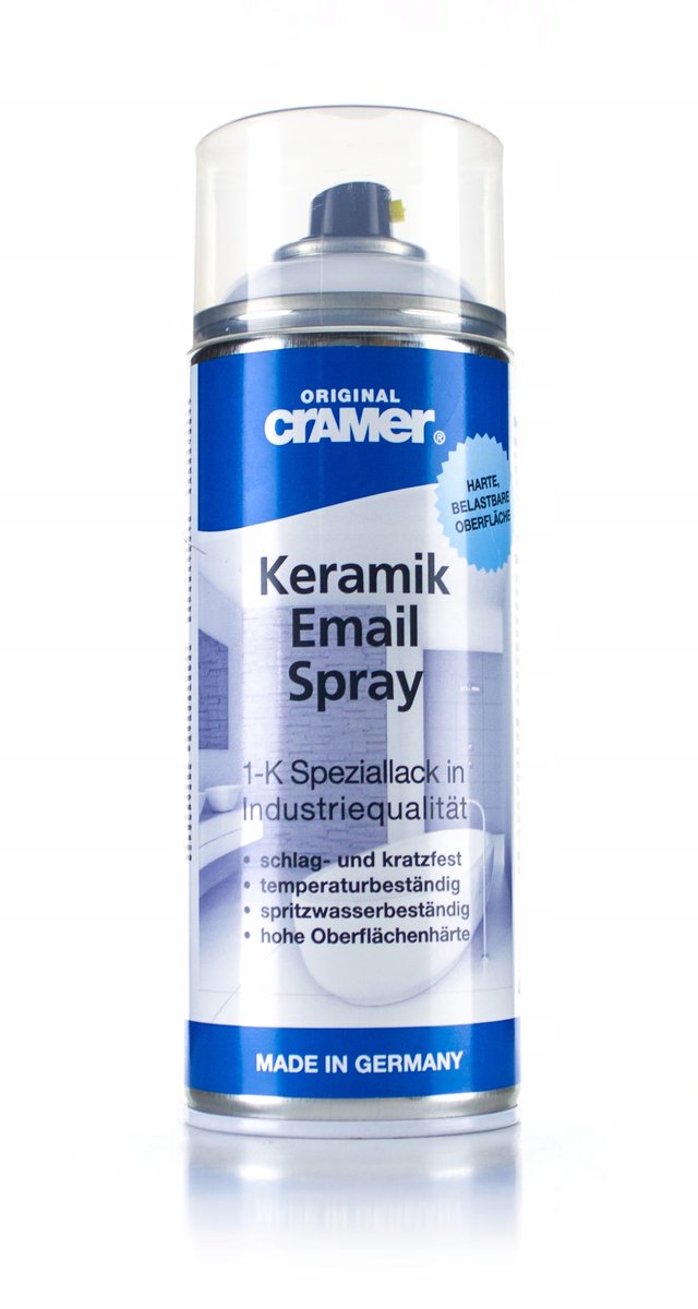 CRAMER Spray Emalia Renowacyjna do Wanny Umywalki Pralki Biała 400 ml ...
