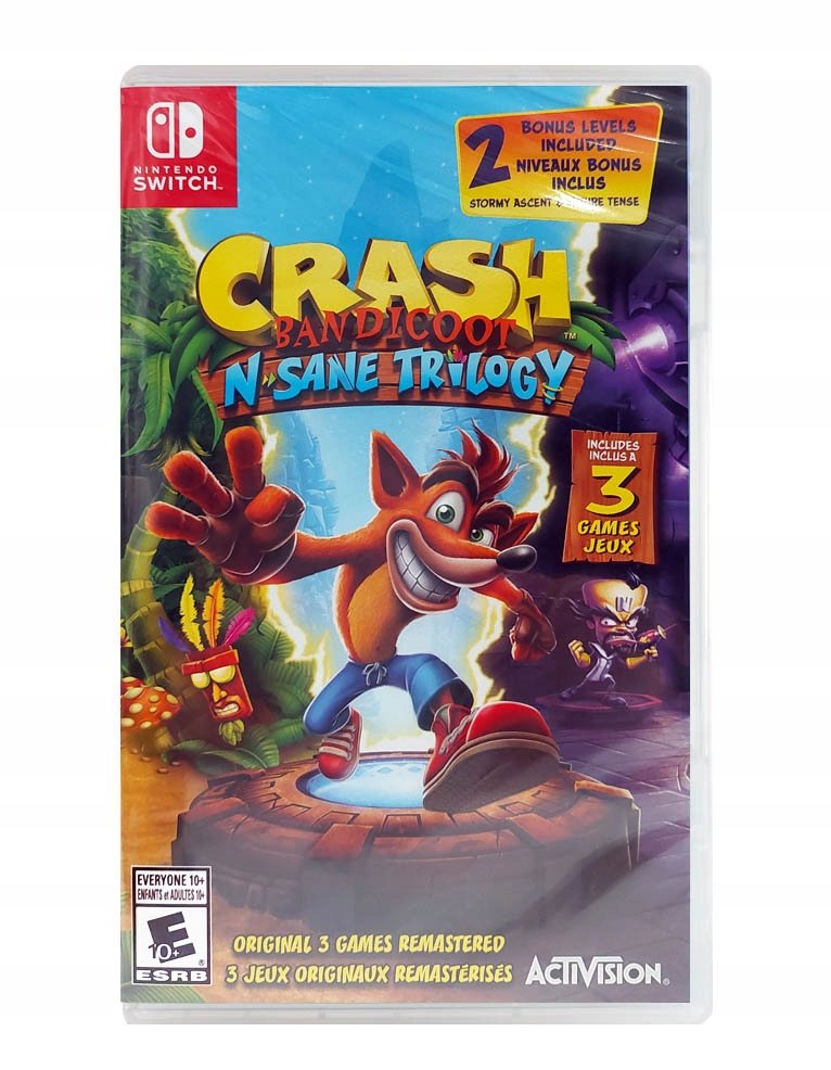 Crash Bandicoot N.Sane Trilogy, Nintendo Switch - Vicarious Visions ...