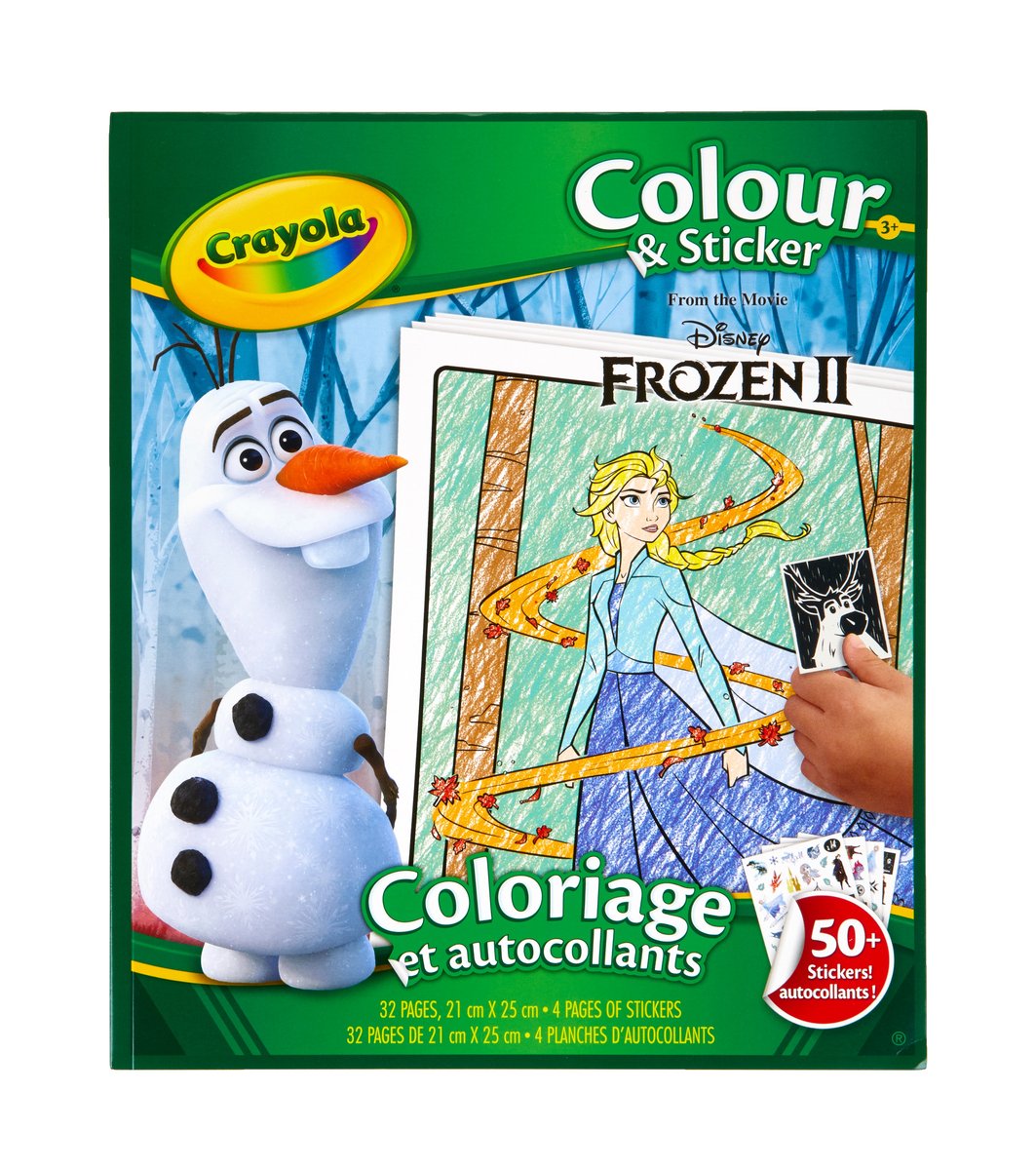 Crayola, Kolorowanki z naklejkami Frozen 2 - Crayola | Sklep EMPIK.COM