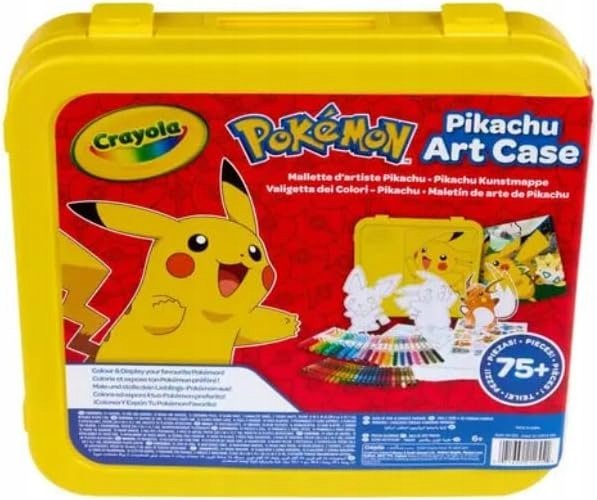 CRAYOLA Pokémon Box Art Case Zestaw Kreatywny dla Dzieci Kolorowanie ...