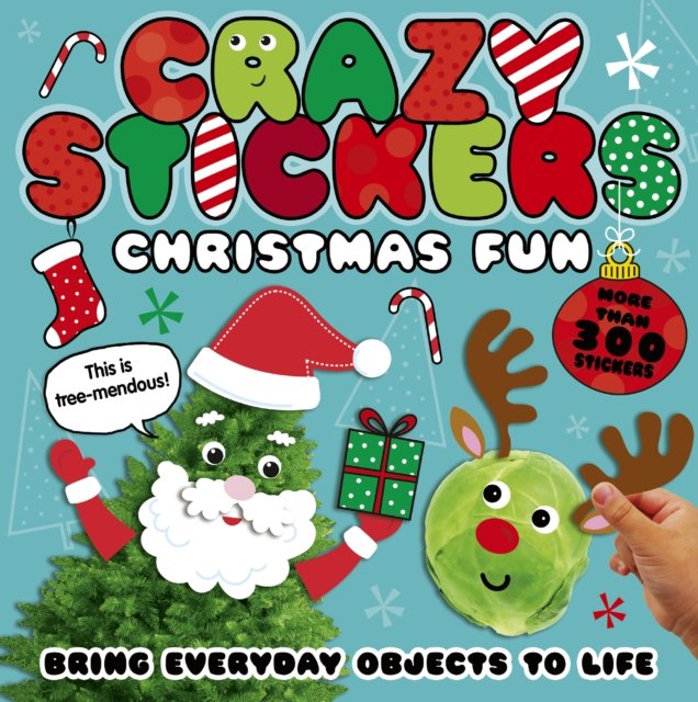 Crazy Stickers: Christmas Fun - Danielle McLean | Książka w Empik