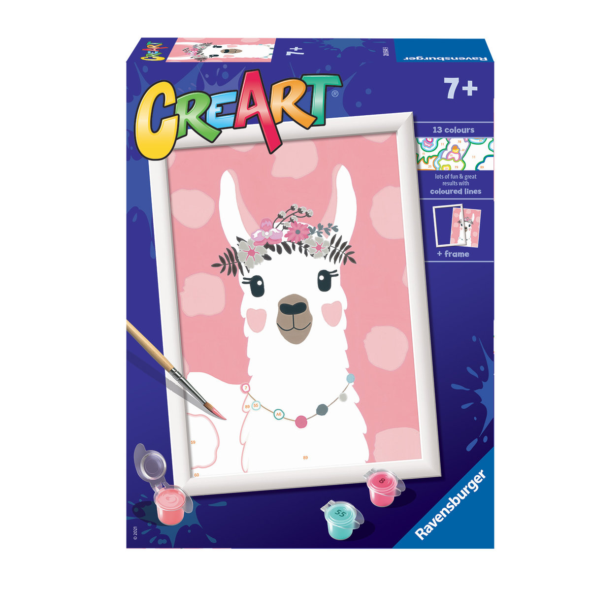 CreArt dla dzieci Malowanie po numerach Lama - CreArt | Sklep EMPIK.COM