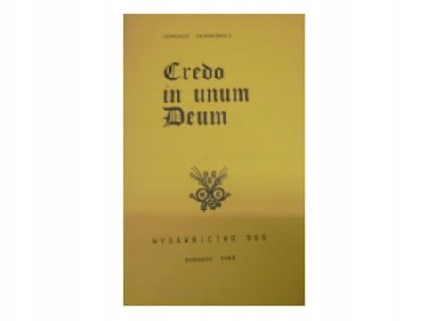 Credo in unum Deum - Gładkowski Andrzej | Książka w Empik