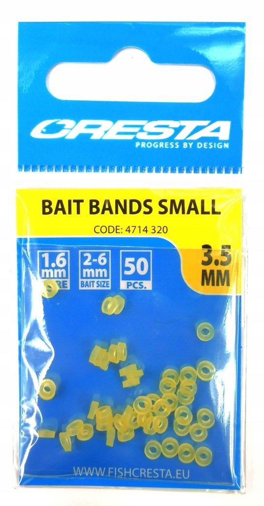 CRESTA BAIT BANDS SMALL 3,5MM 50 SZTUK GUMKI - Cresta | Sport Sklep ...