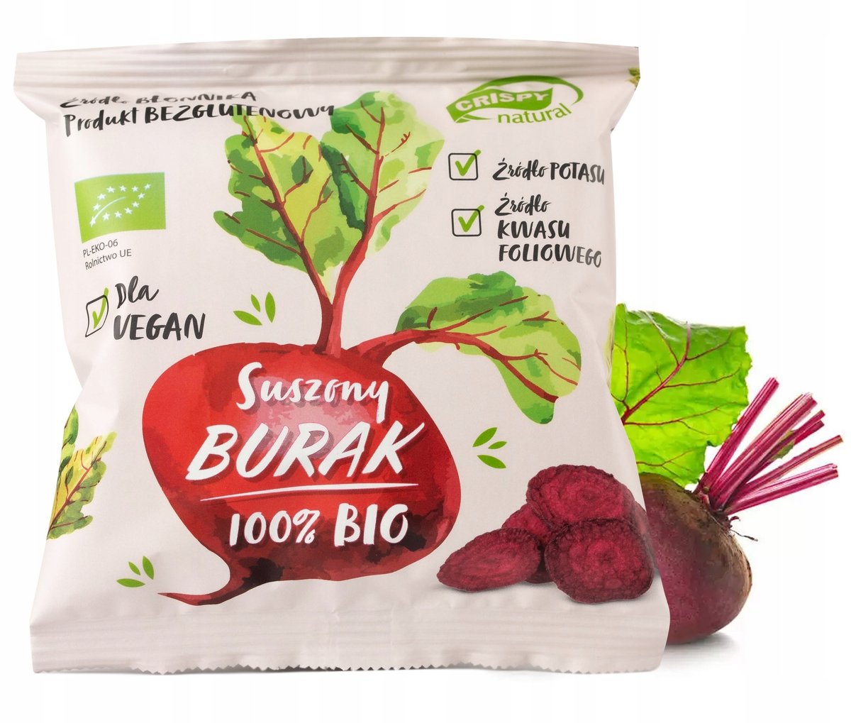 Crispy Natural Suszone Buraki Bio 15g - Crispy Natural | Sklep EMPIK.COM