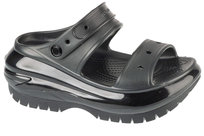 Crocs Classic Mega Crush Sandal 207989-001, Damskie, klapki, Czarne ...