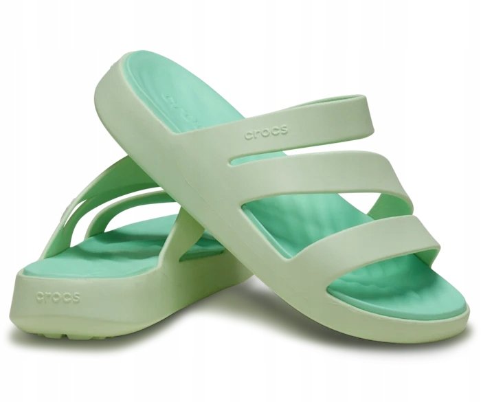 Crocs Damskie Lekkie Buty Klapki Getaway Strappy 209587 Sandal 36-37 ...