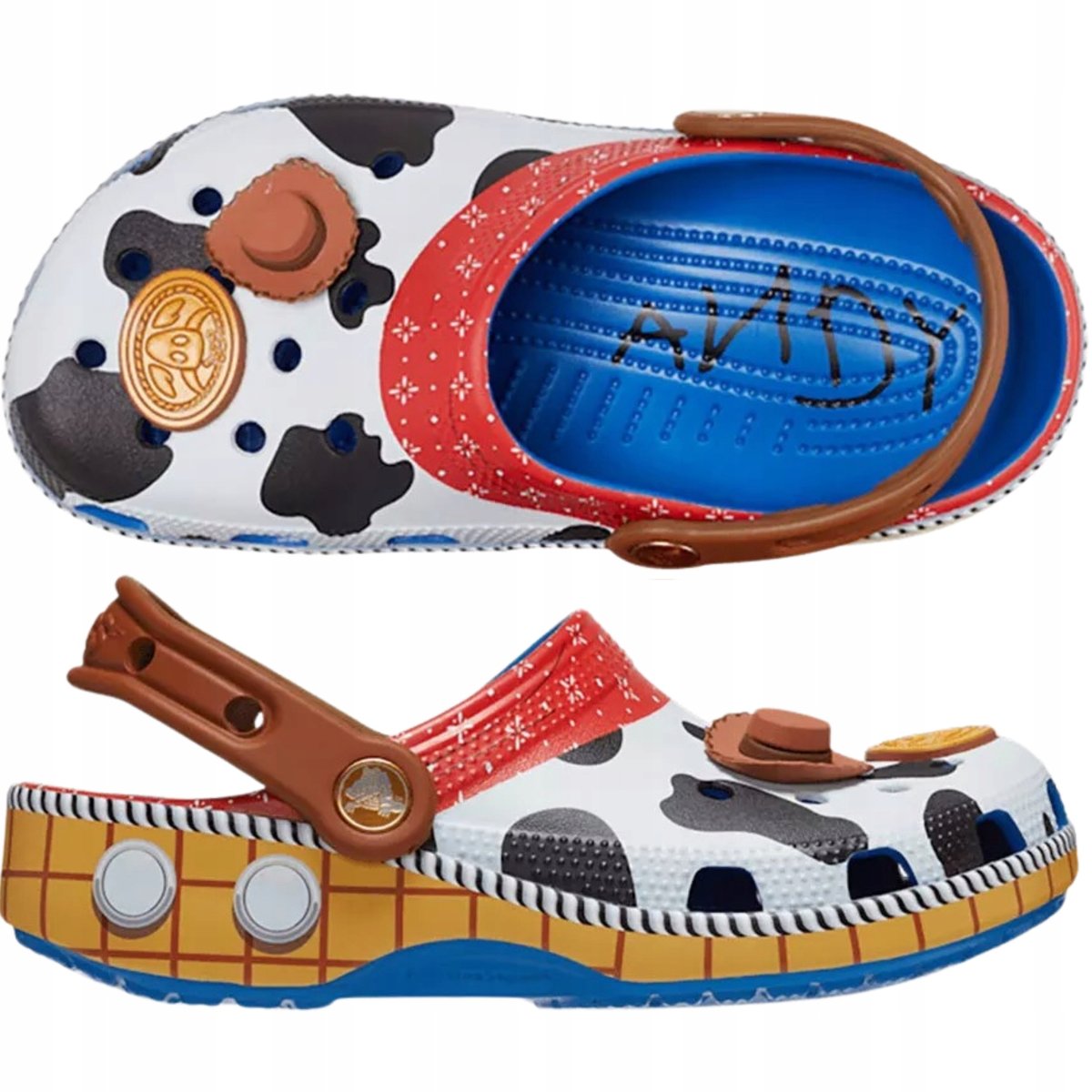 Crocs toy story woody klapki chodaki dziecięce clog lekkie 209461 33-34 ...