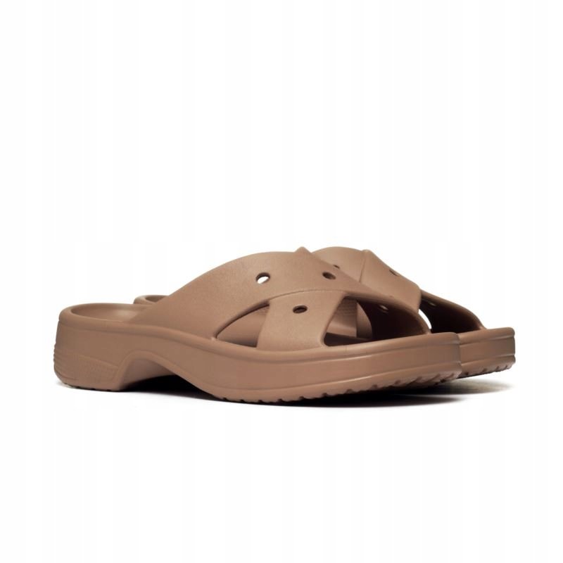 Crocs WOMENS CROSS STRAP Milk Chocolate 210840-2JJ 38-39 - Crocs ...