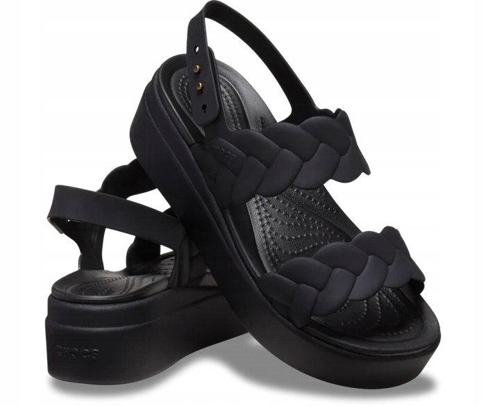 Crocs Wygodne Damskie Buty Sandały Brooklyn Woven Upper Low Wedge 39-40 - Crocs | Moda Sklep ...