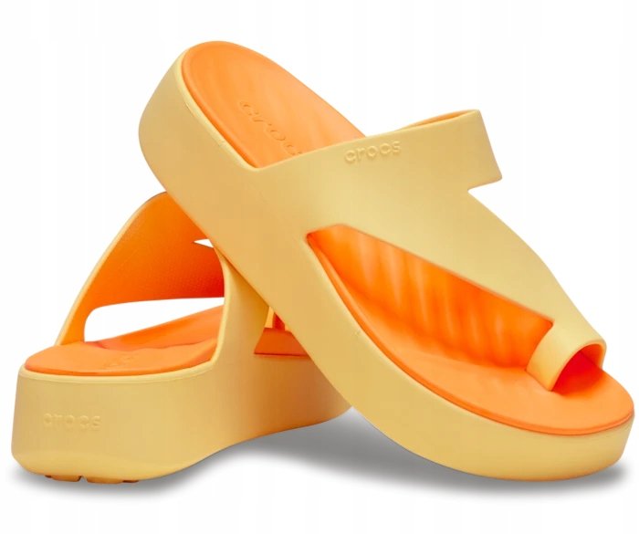 Crocs Wygodne Lekkie Damskie Buty Klapki Getaway Platform Toe Loop 36-37 - Crocs | Moda Sklep ...
