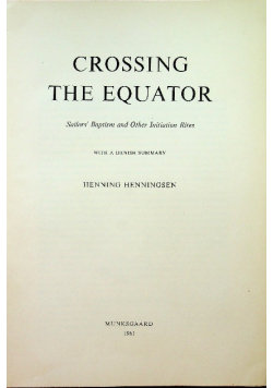 Crossing the equator - | Książka w Empik