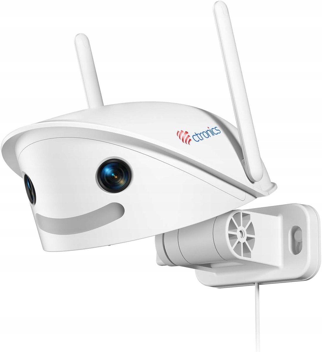 Ctronics Kamera IP 4MP Dual-Lens 180° WiFi Zewnętrzna IP66 CCTV - Inna ...