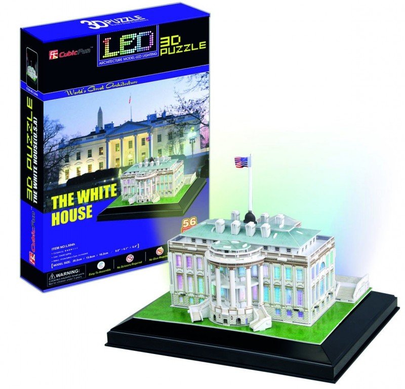 Cubic Fun, puzzle 3D Biały Dom - Cubic Fun | Sklep EMPIK.COM