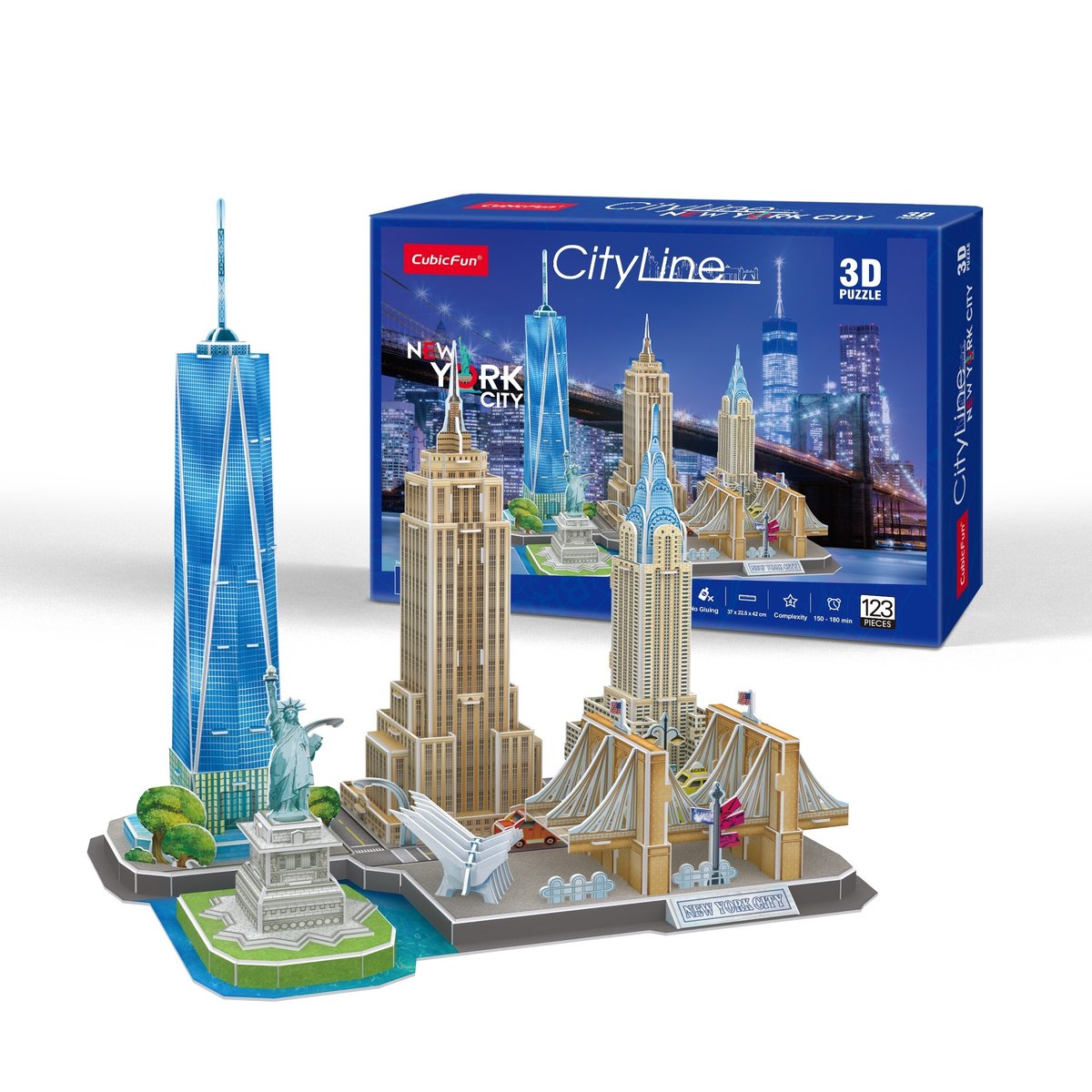 Cubic Fun, puzzle 3D City Line New York City - Cubic Fun | Sklep EMPIK.COM