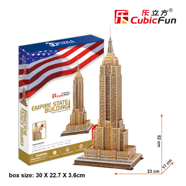 Cubic Fun, puzzle 3D Empire State Building - Cubic Fun | Sklep EMPIK.COM