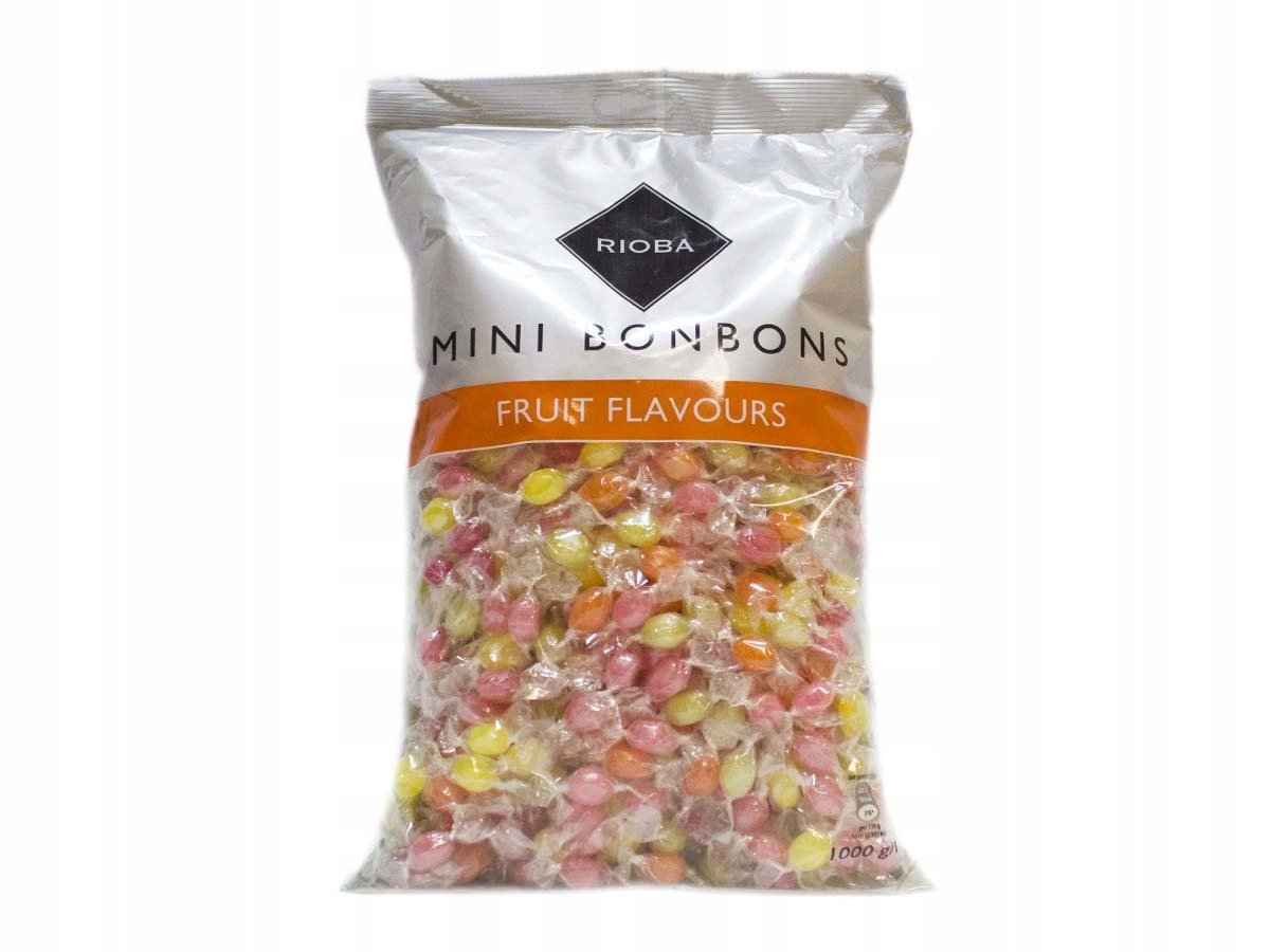 Cukierki owocowe Mini Hard Candies Fruit Flavour 1kg - Rioba - Rioba ...
