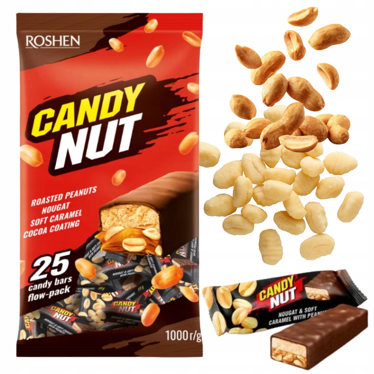 Cukierki Roshen Candy Nut Kremowe Karmelki Z Wspaniałą Orzechową Nutą ...