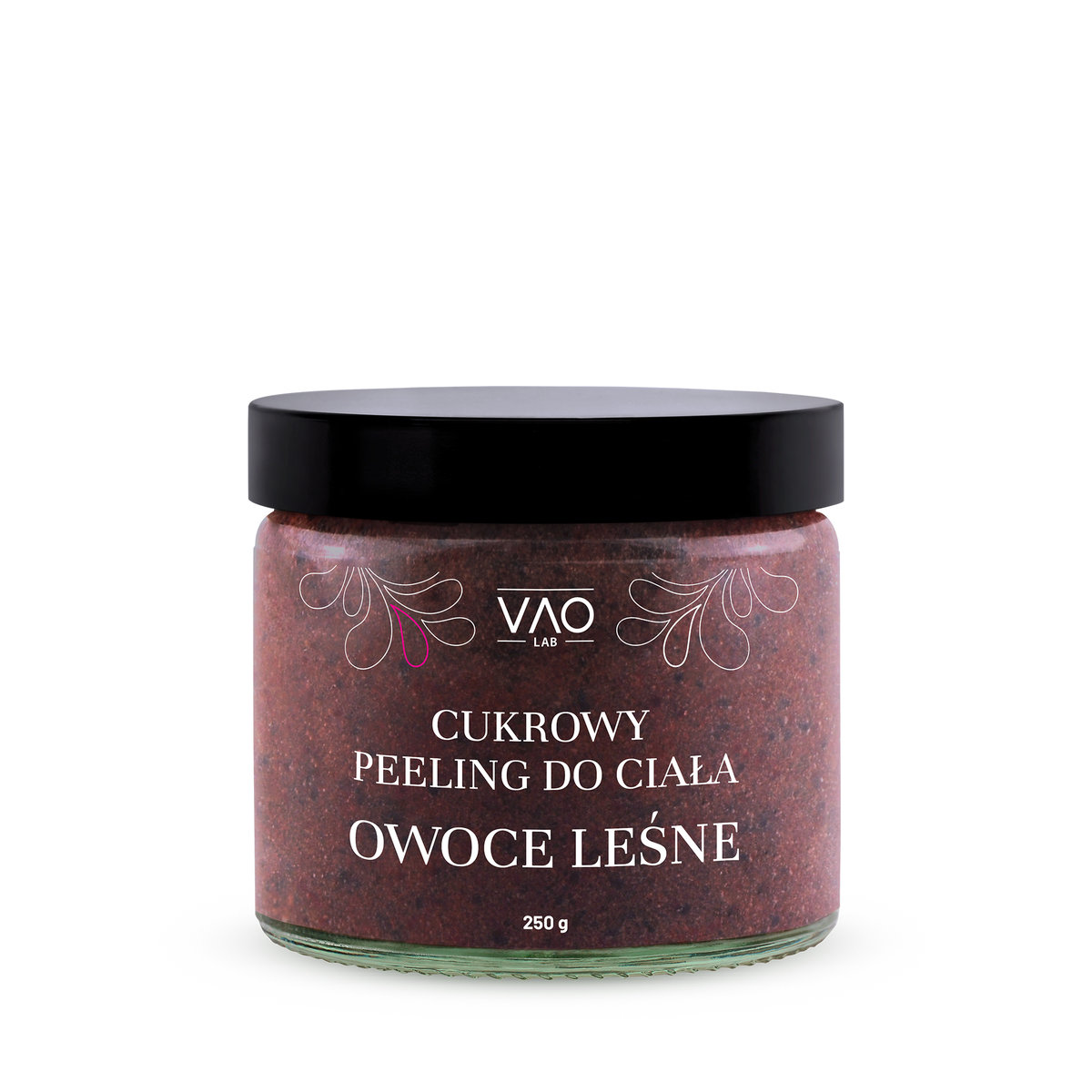 Cukrowy peeling do ciała OWOCE LEŚNE 250 g VAO Lab | Sklep EMPIK.COM