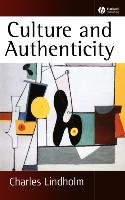 Culture and Authenticity - Lindholm | Książka w Empik