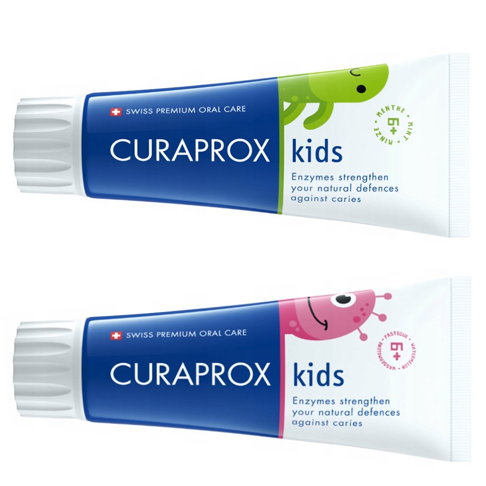 CURAPROX Kids Pasta miętowa 1450ppm + CURAPROX Kids Pasta arbuzowa ...