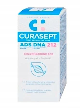 CURASEPT ADS DNA 212 płyn z chlorhexydyną 0,12% + PVP-VA + sodium DNA ...
