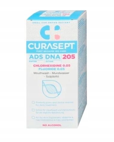CURASEPT płyn ADS DNA 205 chlorhexidine 0.05% + FLUORIDE 0.05% 200ml ...