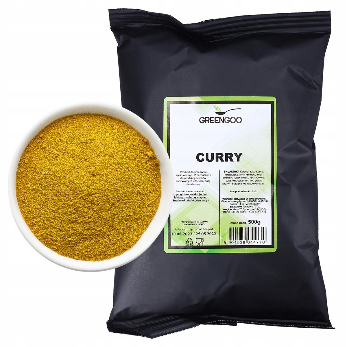 Curry 500G Indyjska Naturalna Świeża Wysoka Jakość - Inny producent ...
