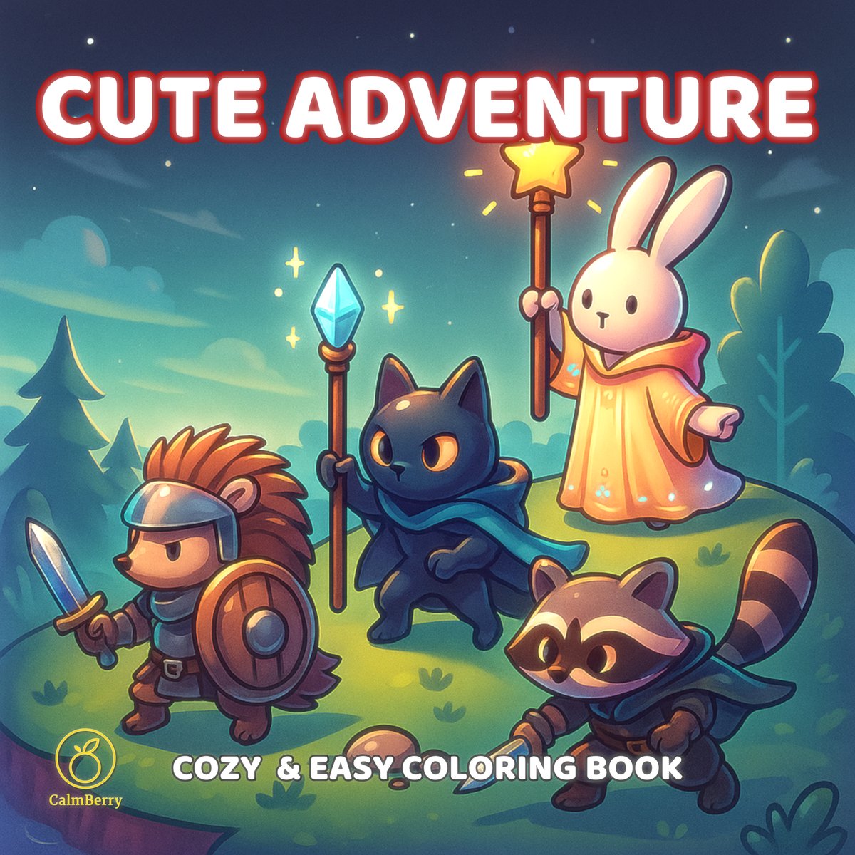Cute Adventure: Urocza Przygoda – Kolorowanka dla Dorosłych i ...