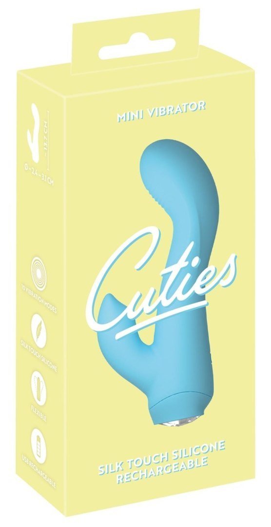 Cuties Mini Vibrator Blue 4 Cuties | Sklep EMPIK.COM