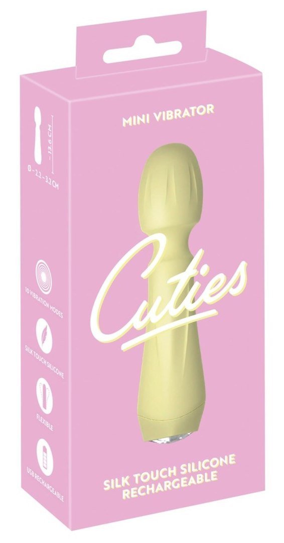 Cuties Mini Vibrator Yellow 4 Cuties, Masażer intymny | Sklep EMPIK.COM
