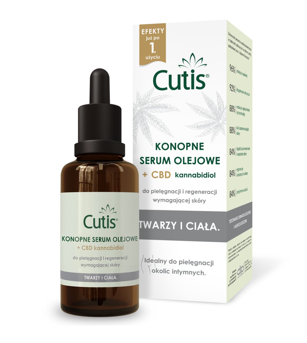Cutis, Konopne Serum Olejowe + CBD, 50 Ml | Sklep EMPIK.COM