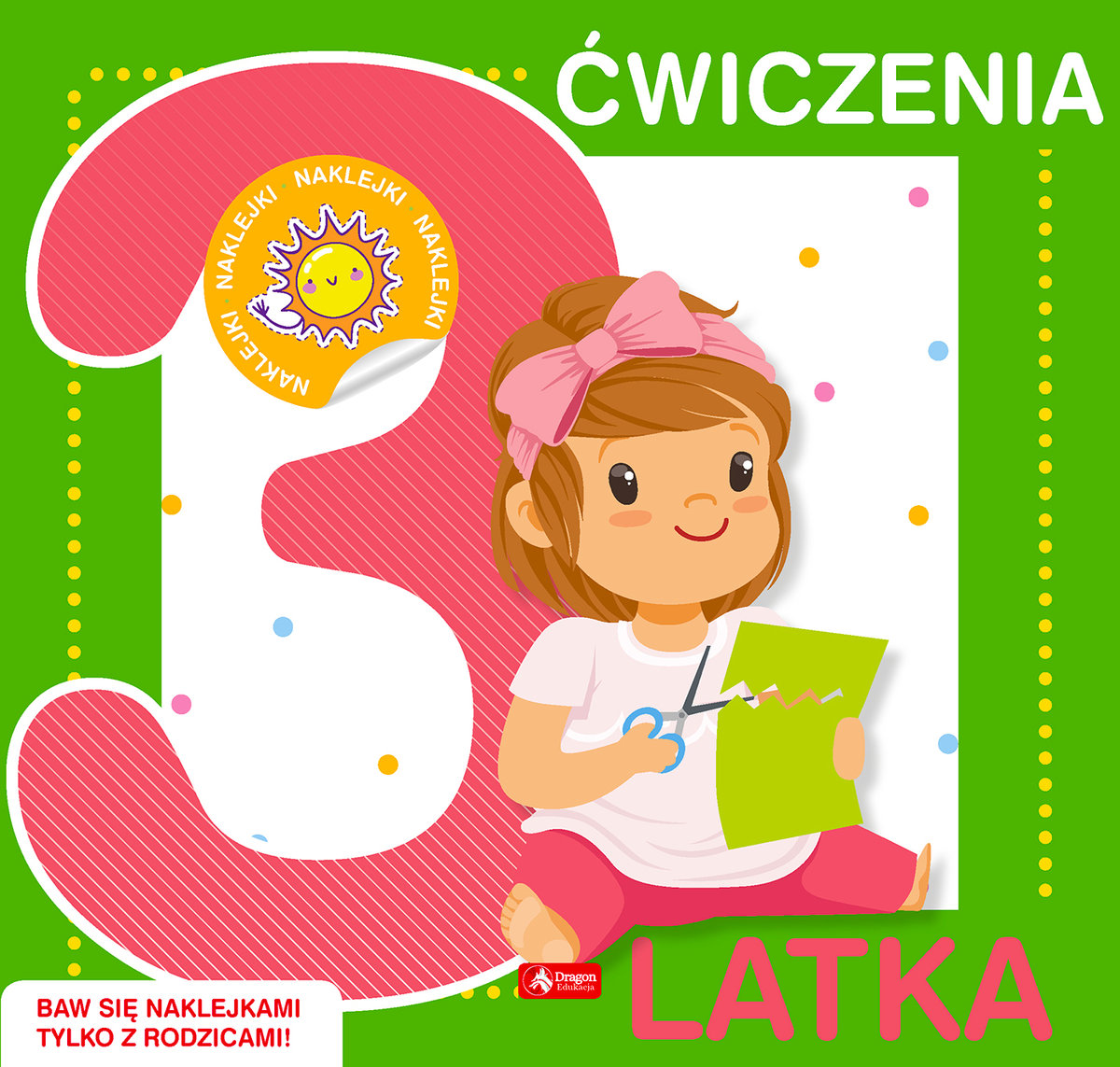Ćwiczenia 3-latka + naklejki - Opracowanie zbiorowe | Książka w Empik