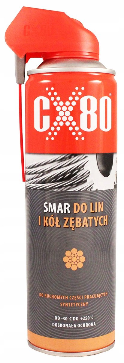 CX80 SMAR DO LIN I KÓŁ ZĘBATYCH 500ML DUO SPRAY - cx80 | Motoryzacja EMPIK