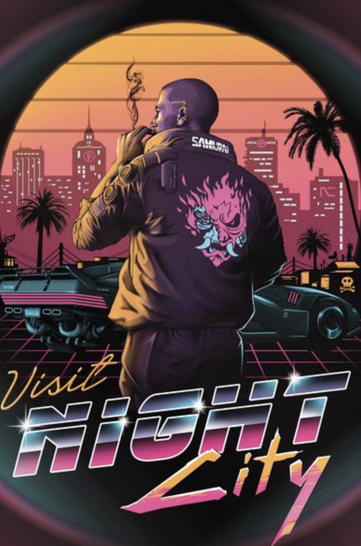 Cyberpunk 2077 Visit Night City - Plakat 70x50 cmcm - Atram | Sklep ...