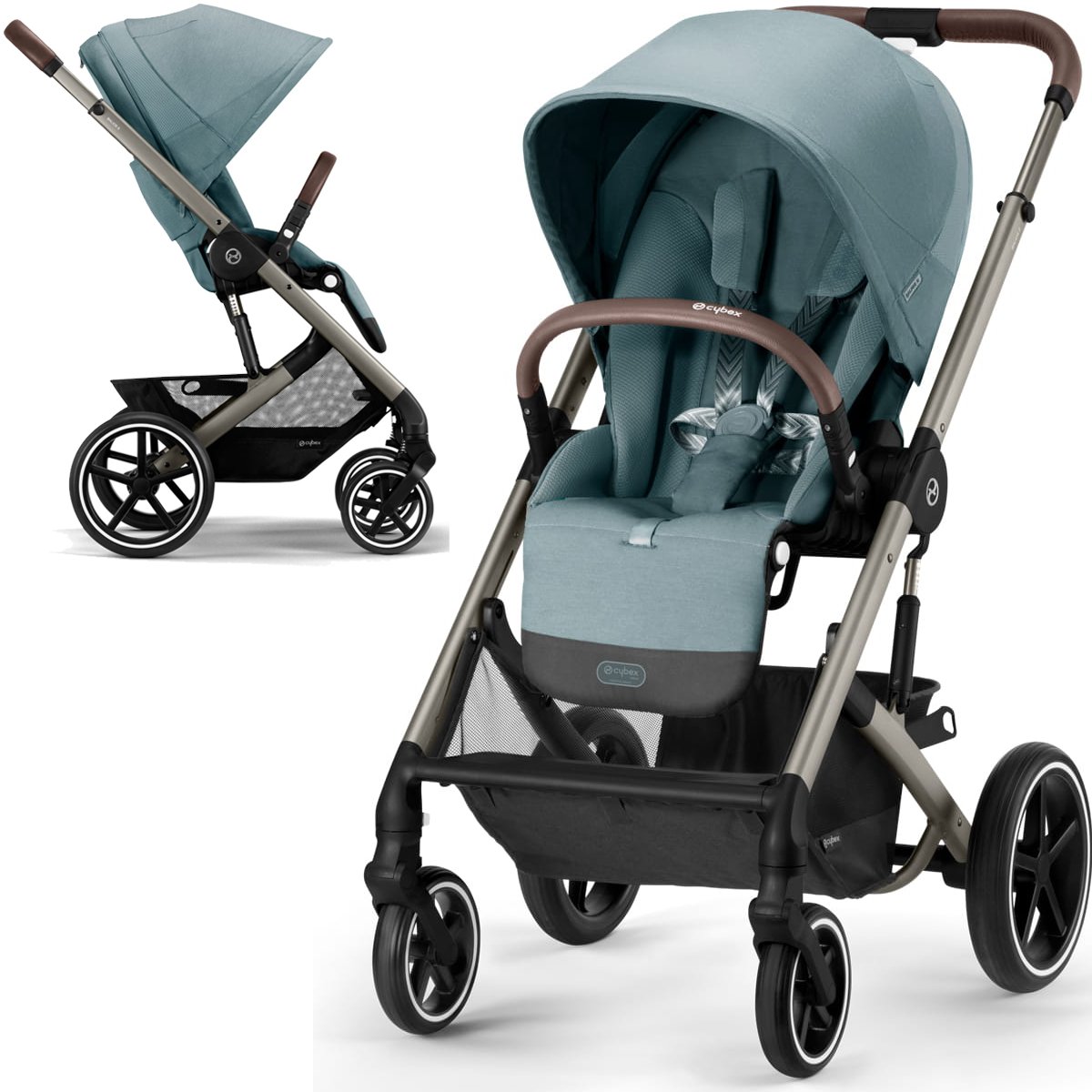 Cybex Balios S Lux 2.0 Wózek Spacerowy Nowość 2023 Sky Blue (Stelaż ...
