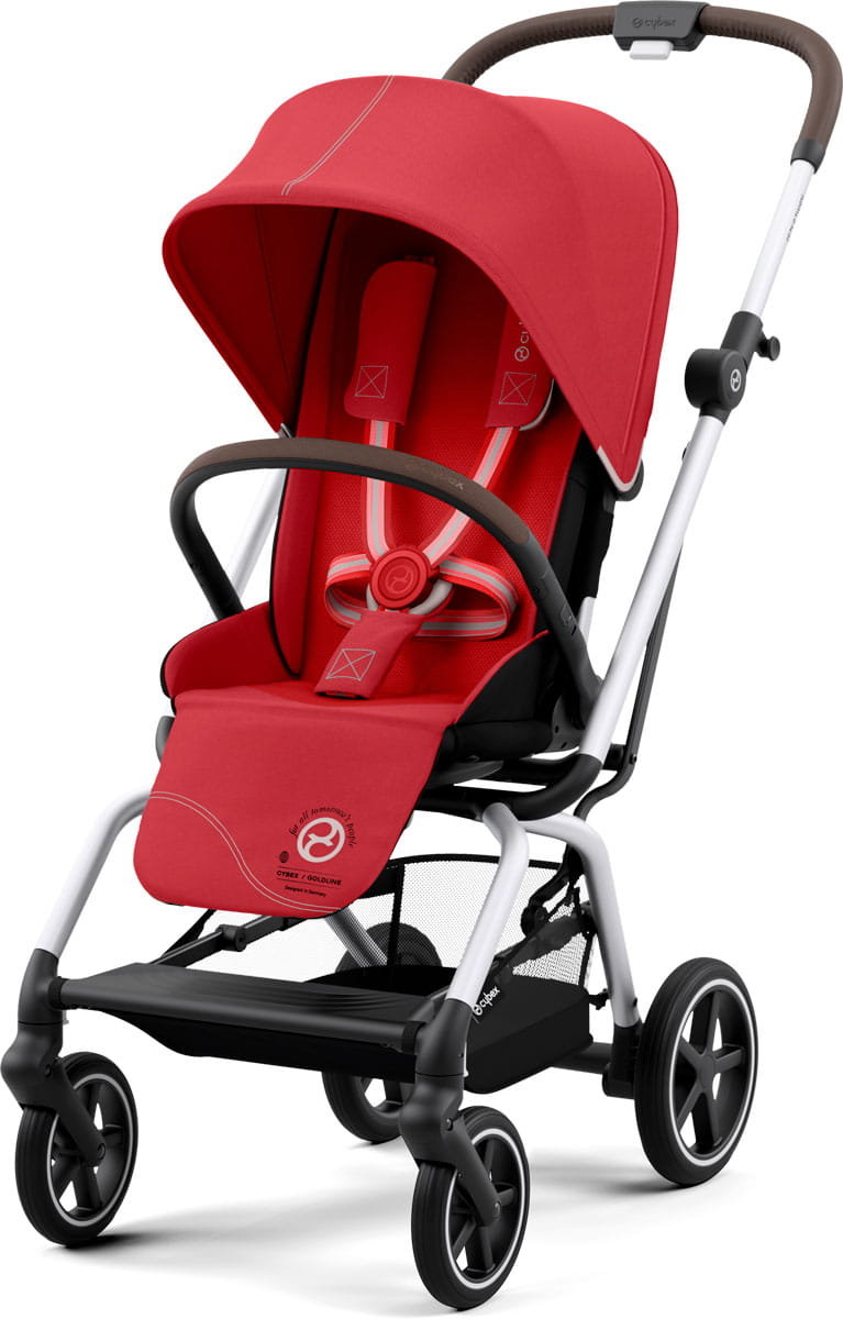 Cybex Eezy S Twist + 2 - Obrotowy Wózek Spacerowy | Slv Hibiscus Red ...