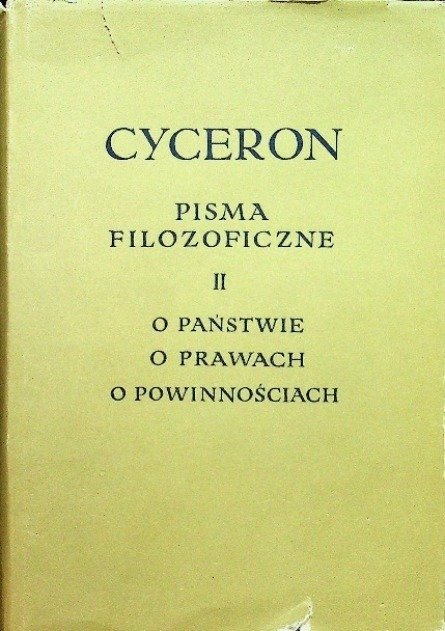 Cyceron Pisma filozoficzne Tom II - Opracowanie zbiorowe | Książka w Empik