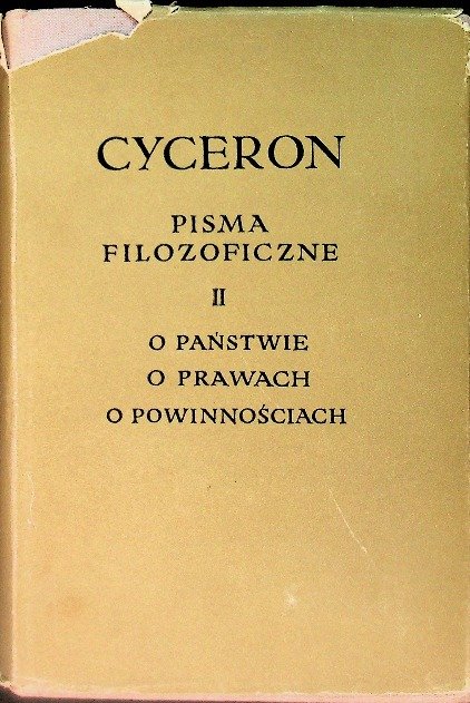Cyceron Pisma filozoficzne Tom II - Opracowanie zbiorowe | Książka w Empik