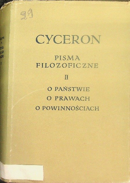 Cyceron Pisma filozoficzne Tom II - Opracowanie zbiorowe | Książka w Empik