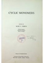 Cyclic Monomers - | Książka w Empik