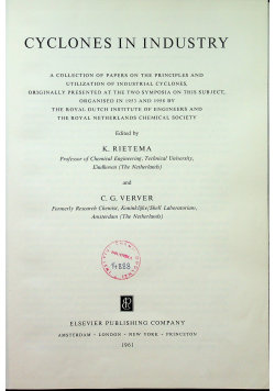 Cyclones in industry - | Książka w Empik
