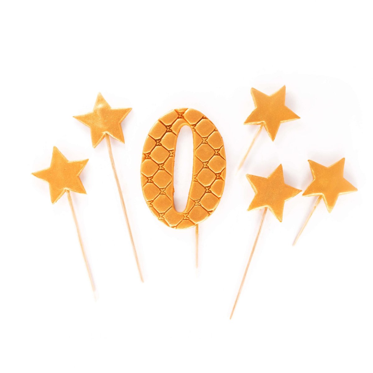 Cyfra 0 Na Tort Urodzinowy Toppery Złote Gwiazdy - Slado | Sklep EMPIK.COM