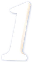 Cyfra Mała „1” - 7,7 X 1,5 X 12Cm. Ac341, Decopatch - Inny producent ...