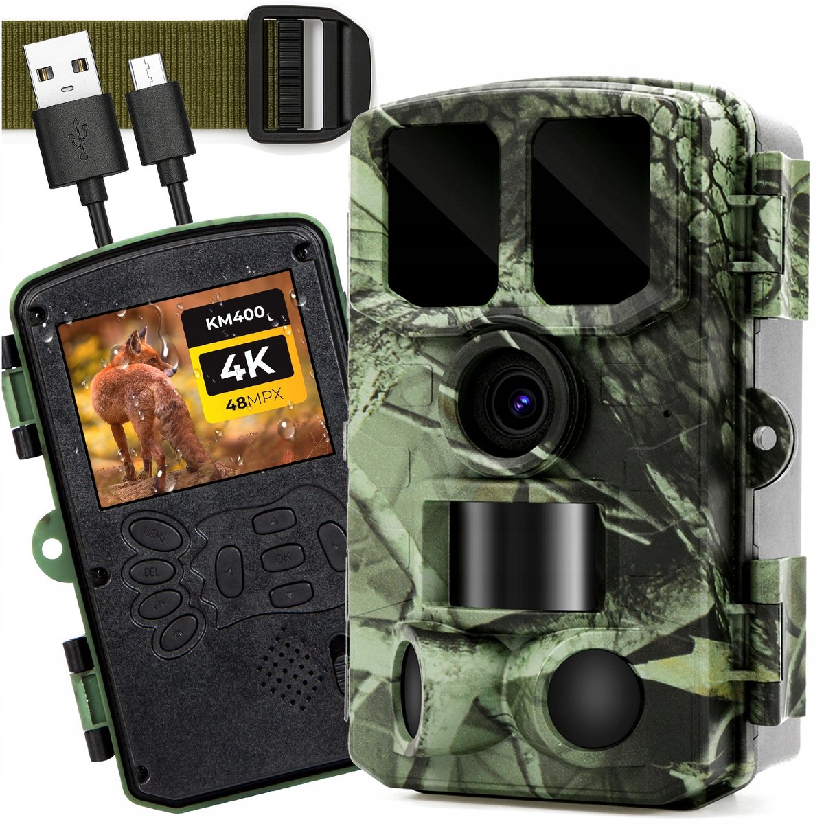 CYFROWA FOTOPUŁAPKA KAMERA LEŚNA MYŚLIWSKA WODOODPORNA IR 4K 48MPX 940NM - Blow | Sklep EMPIK.COM