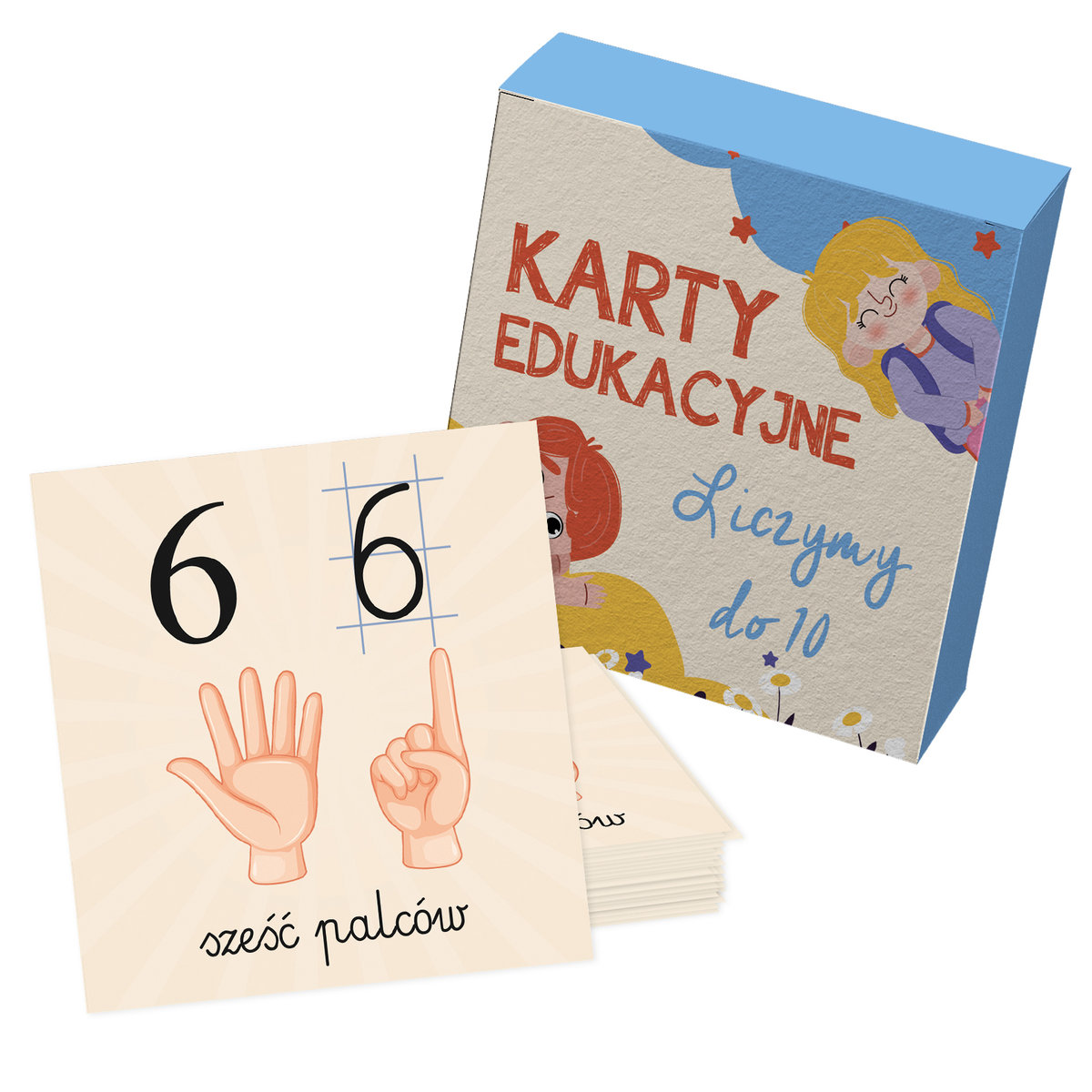 Cyfry, Karty edukacyjne, 10 kart - Propaganda | Sklep EMPIK.COM