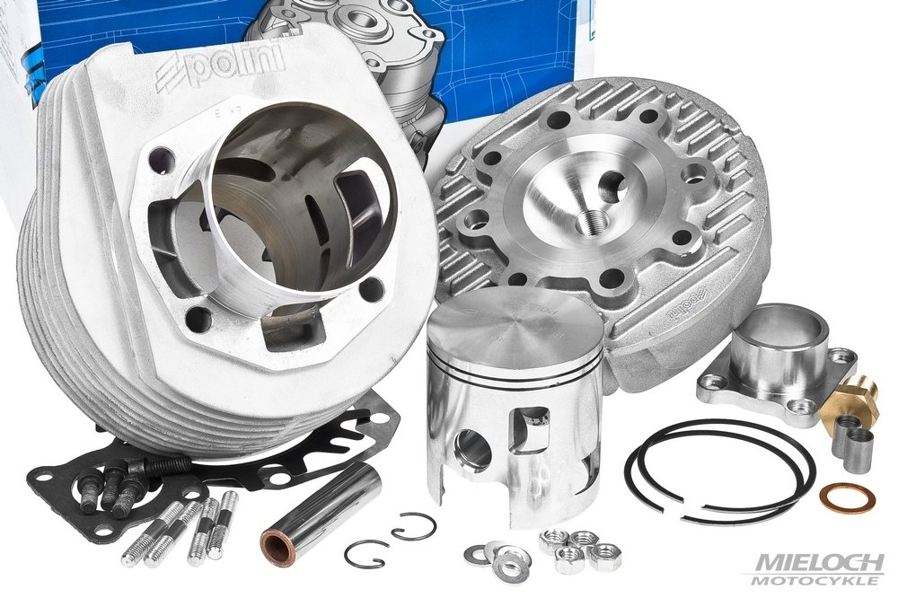 Cylinder Kit Polini Aluminium 177cc, LML Star DeLuxe 125-150 2T / Vespa PX 125-150 - Polini ...
